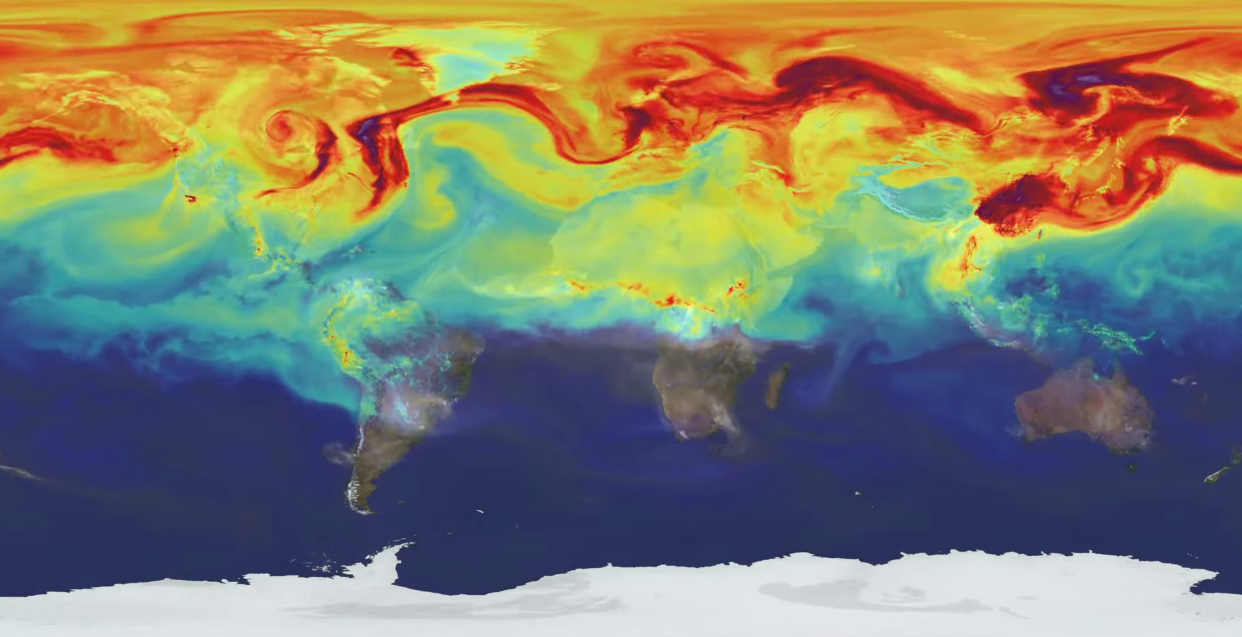 One Year of Carbon Dioxide in Earth’s Atmosphere – Center for Data ...